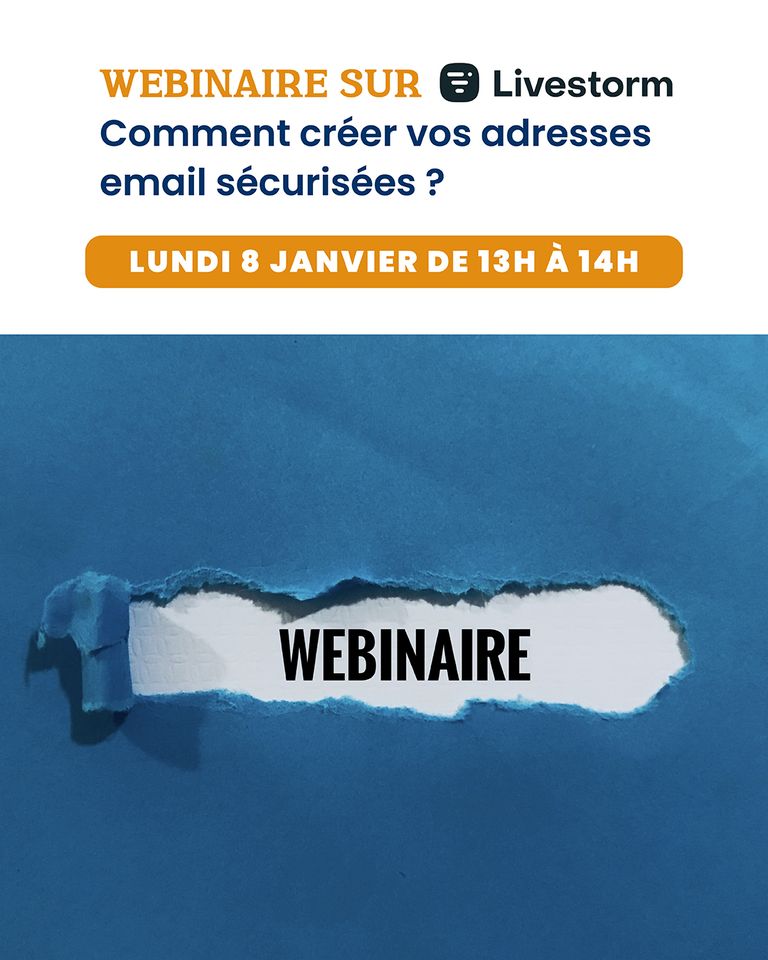 Webinaire : Comment créer vos adresses e-mails sécurisées ? - Bons ...